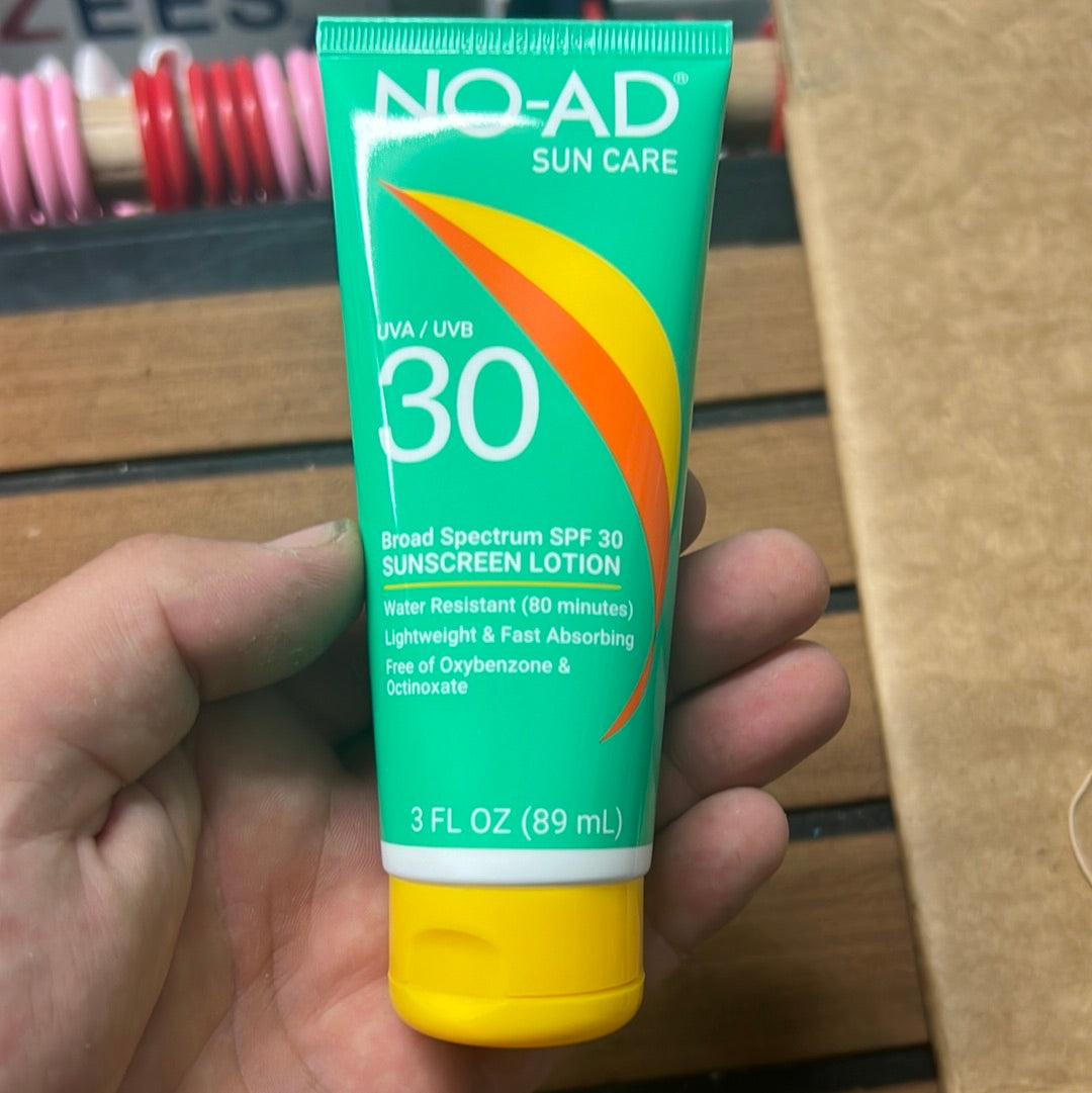 NO-AD sunscreen lotion – Master Bait & Tackle