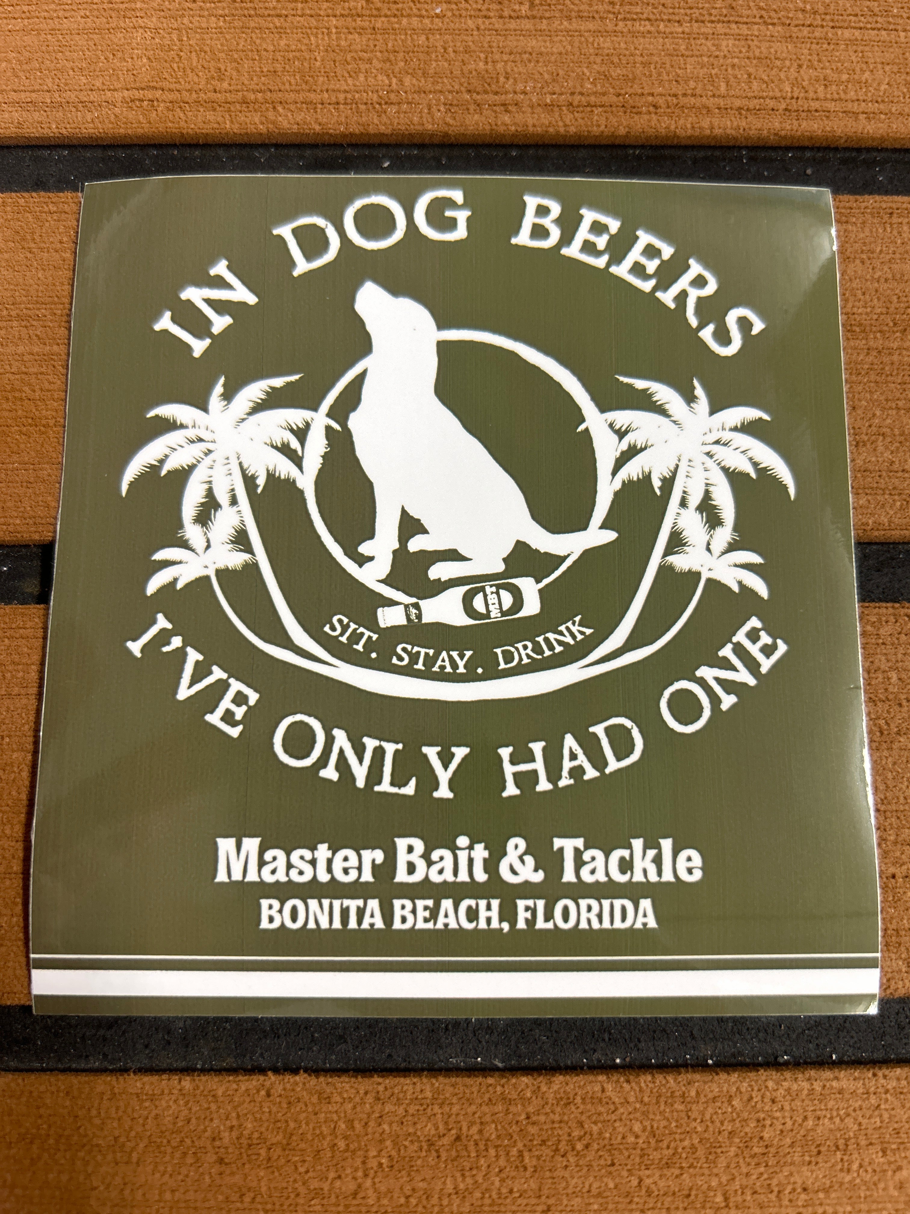 Sticker - Dog Beers – Master Bait & Tackle