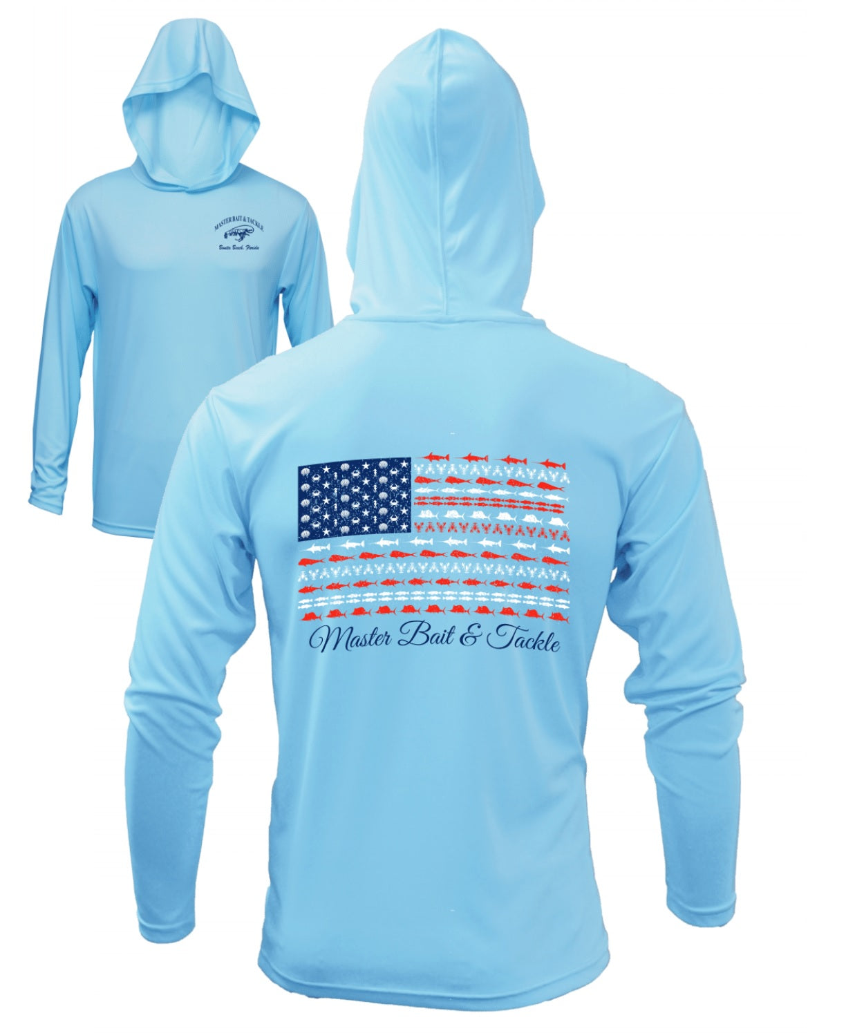 MBT Fish Flag - Hooded UPF50+ – Master Bait & Tackle