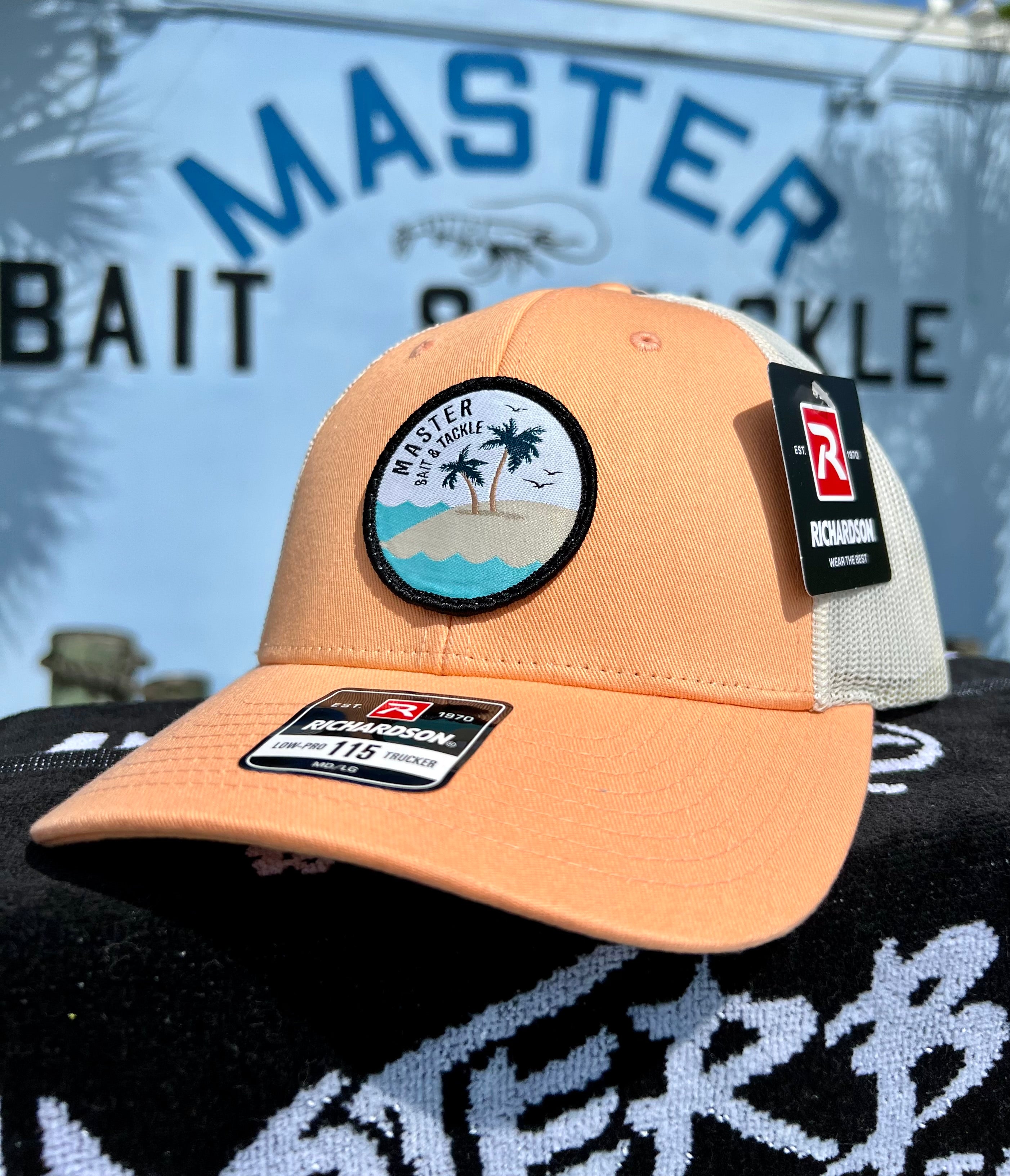 Palm Patch - Peach/Birch – Master Bait & Tackle
